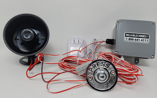 Wired Warehouse Door Bell with Firebell - Reliable Chimes