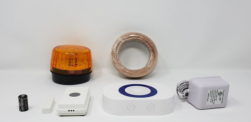 Wireless Warehouse Doorbell with Strobe – Reliable Chimes