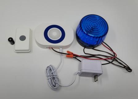 Wireless Warehouse Doorbell with Strobe – Reliable Chimes