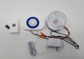 Wireless Warehouse Doorbell with Strobe – Reliable Chimes