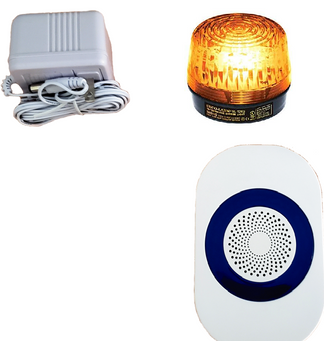 Wireless Warehouse Doorbell with Strobe – Reliable Chimes