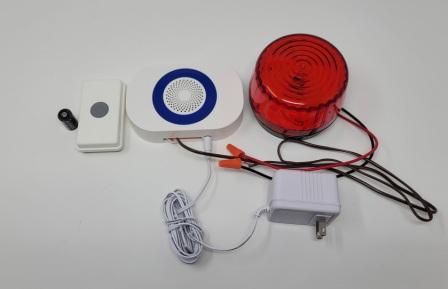 Wireless Warehouse Doorbell with Strobe – Reliable Chimes
